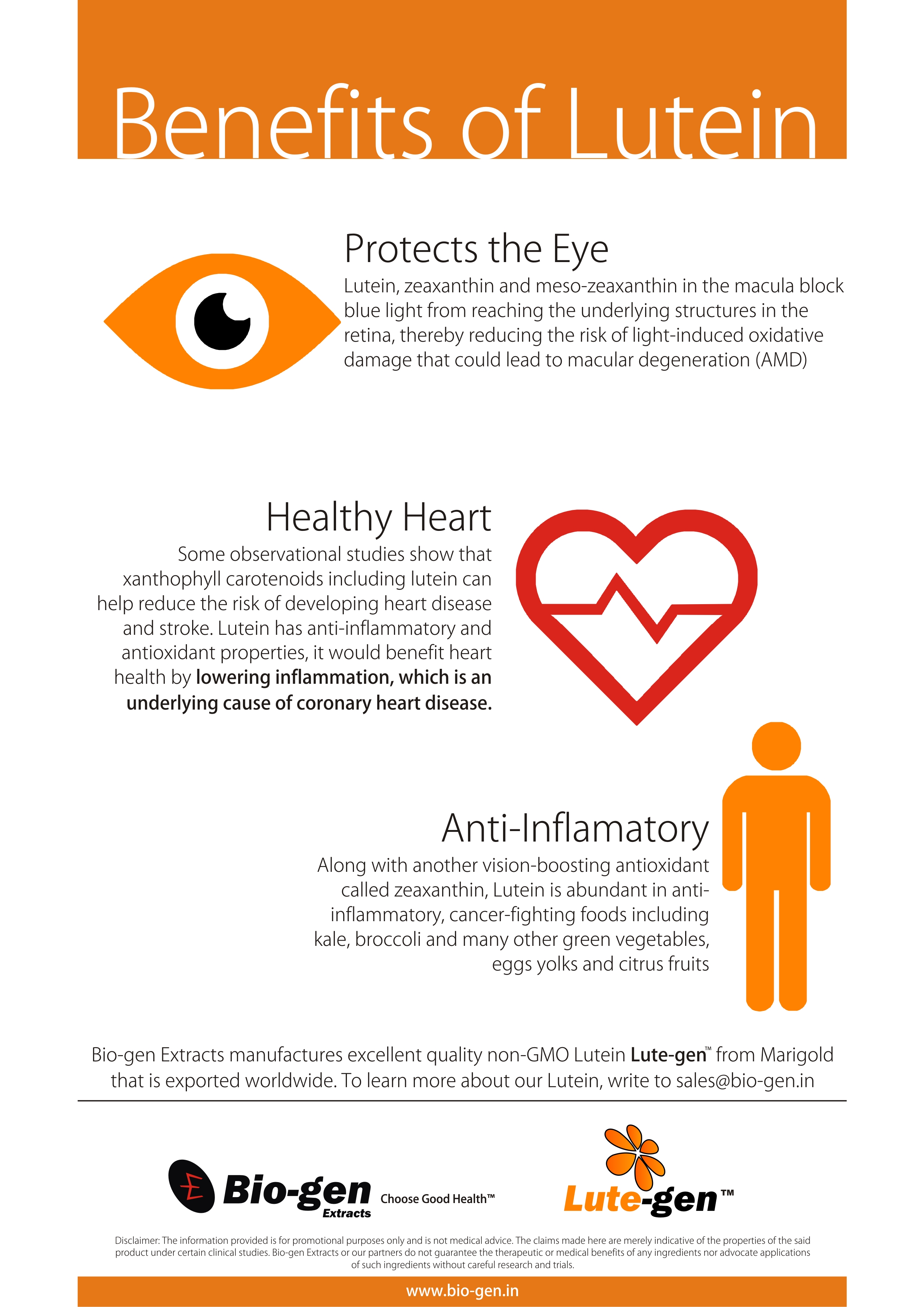 Lute-gen – Quality Lutein from Bio-gen Extracts | Choose Good Health™