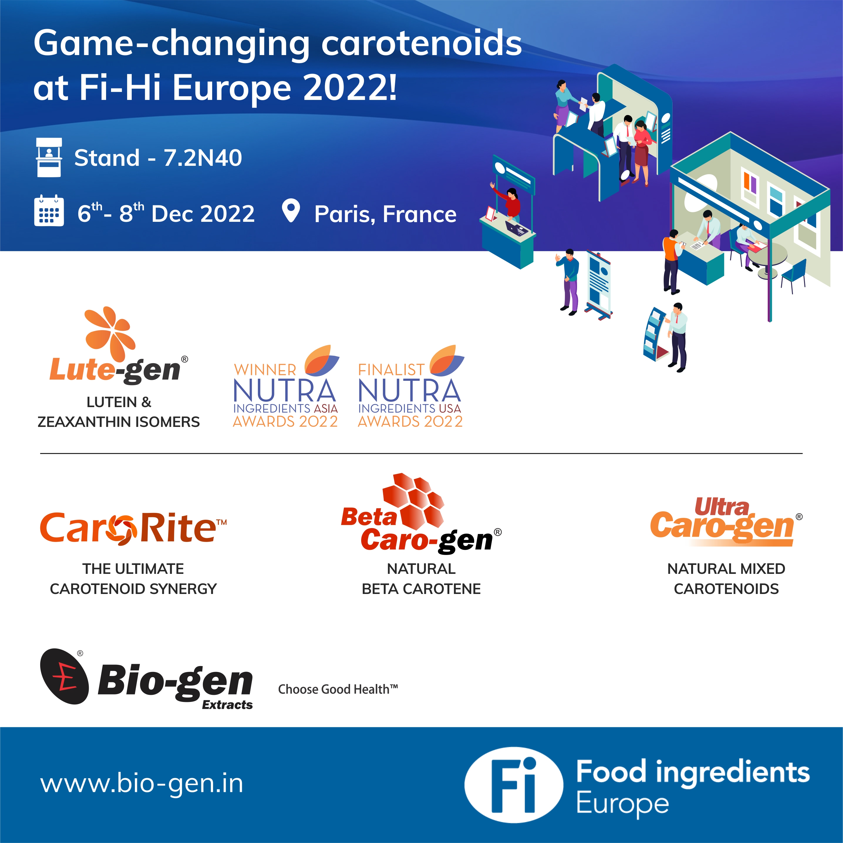 Discover game-changing carotenoids at Fi-Hi Europe 2022! | Choose Good ...