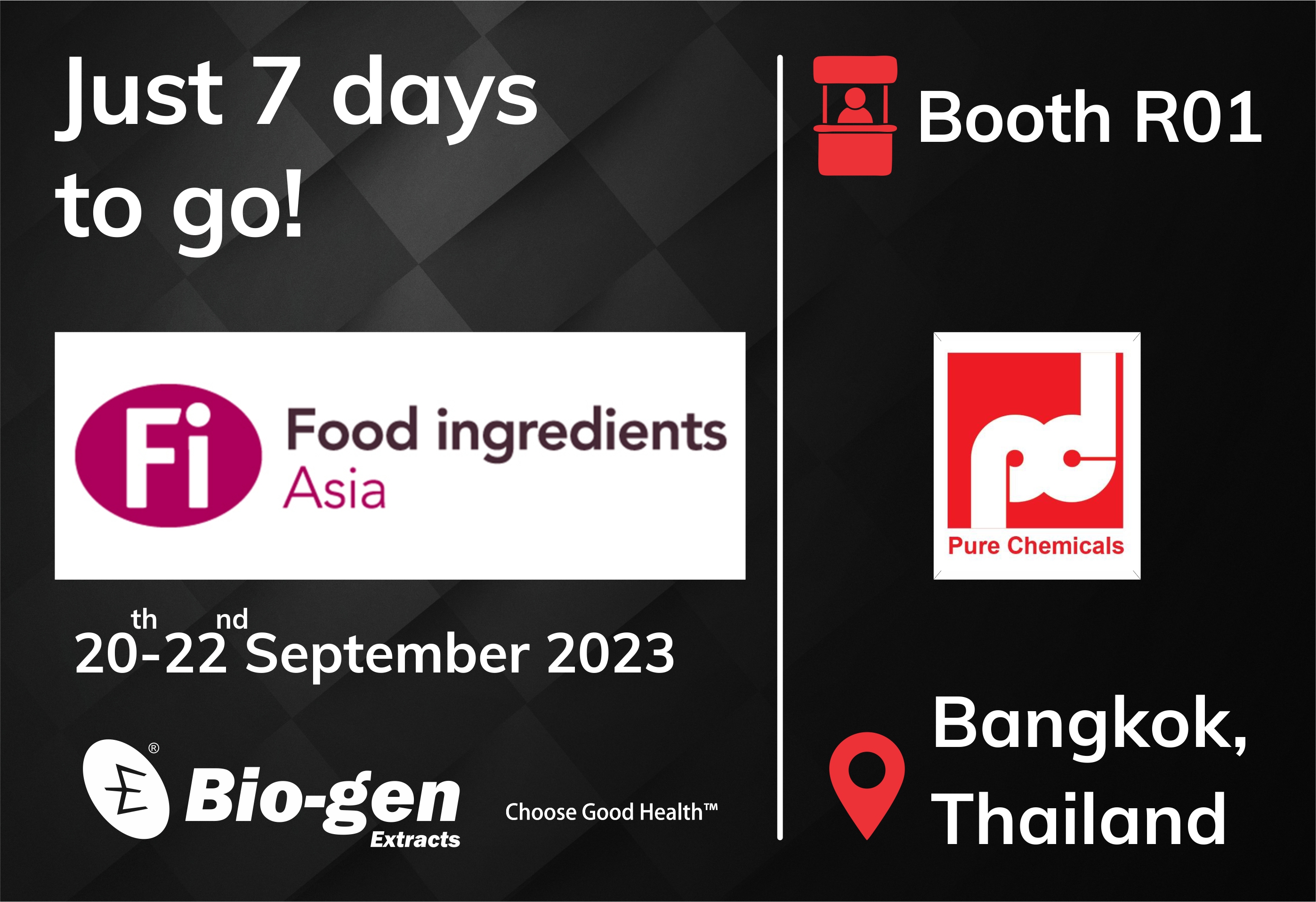 Catch us at Fi Asia – Vitafoods Asia 2023! | Choose Good Health™