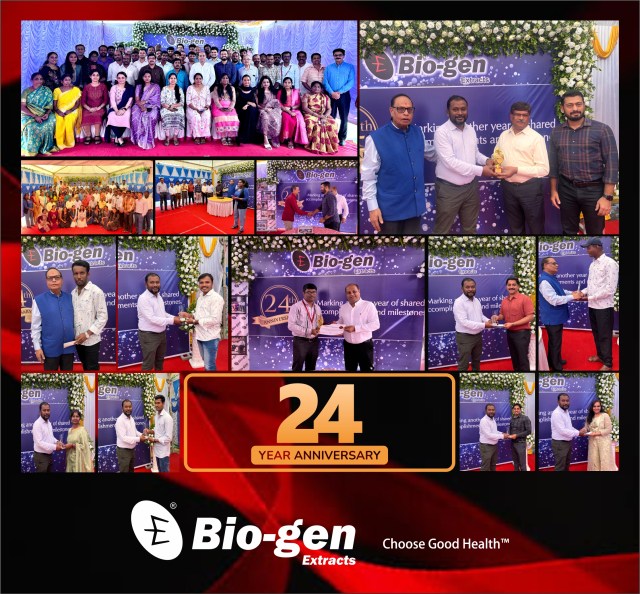 Celebrating 24 years of Innovation & Excellence at Bio-gen Extracts ...