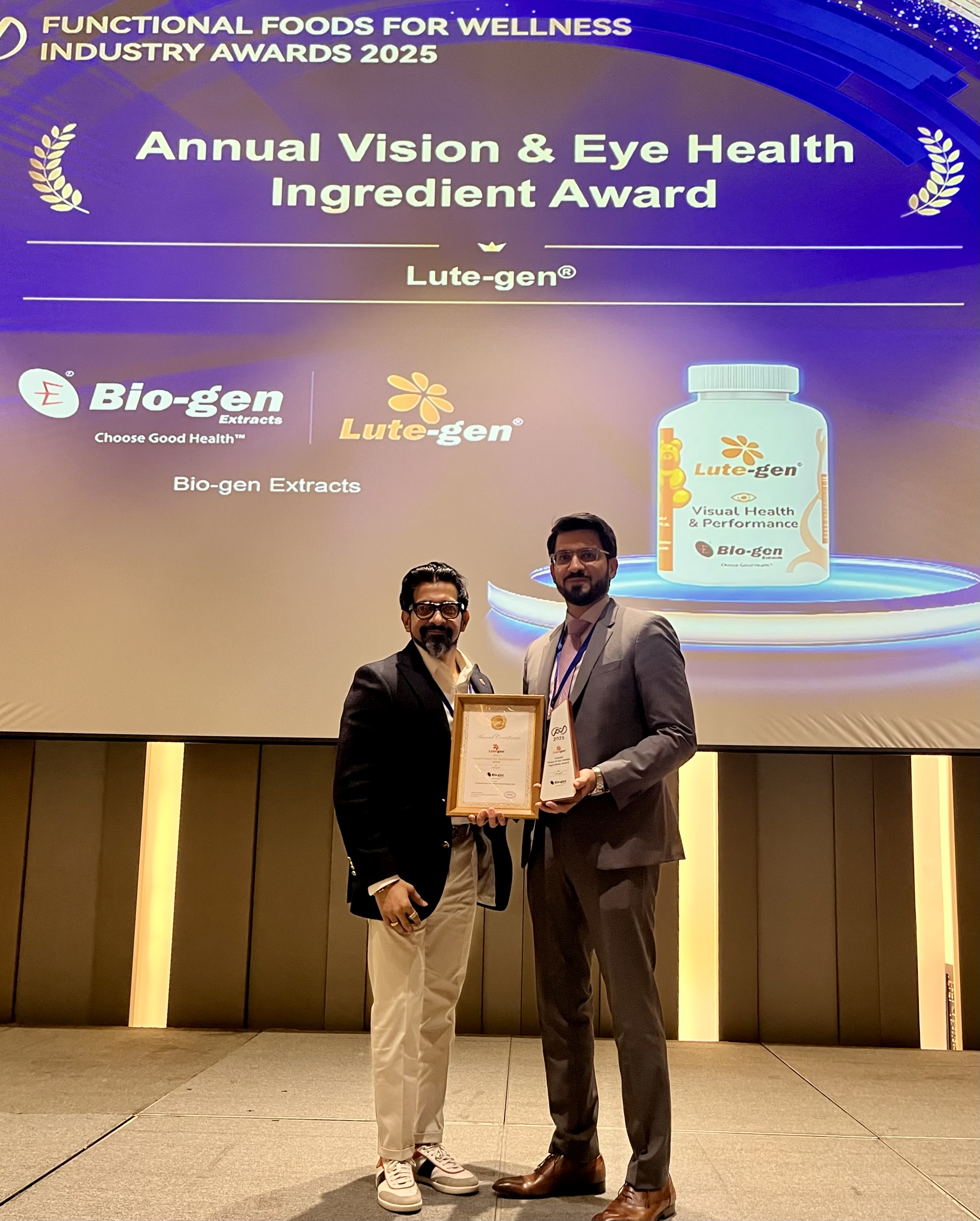 Bio-gen Extracts’ Lute-gen® receives another award! | Choose Good Health™